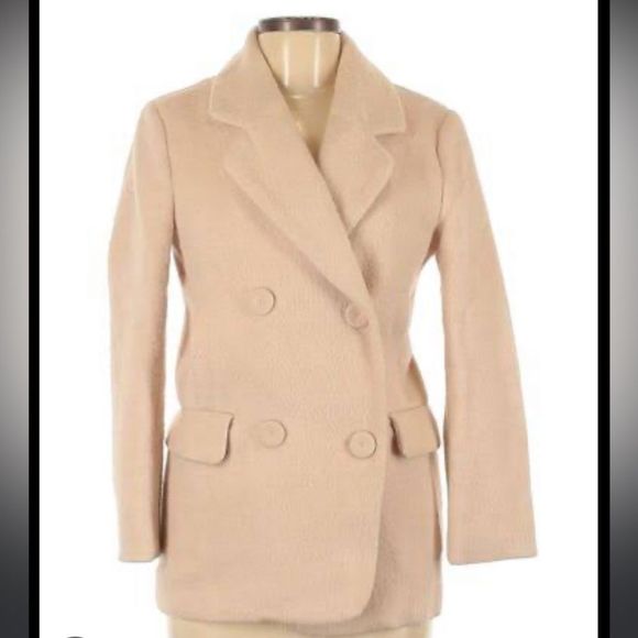 H&M | Jackets & Coats | Vintagejackets Coatsoatmeal Wool Double ...